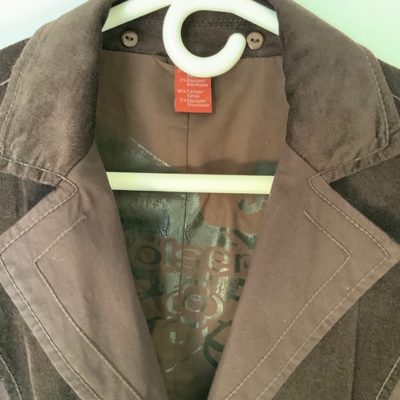 Olsen | Jackets & Coats | Olsen Ladies Brown Corduroycotton Blazer ...